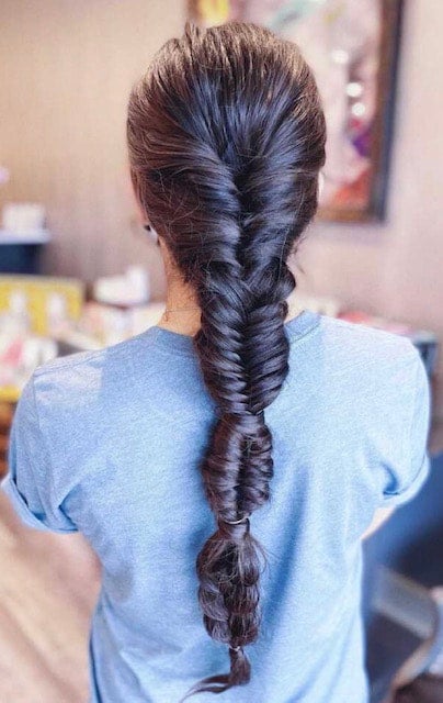 Mermaid French Braid